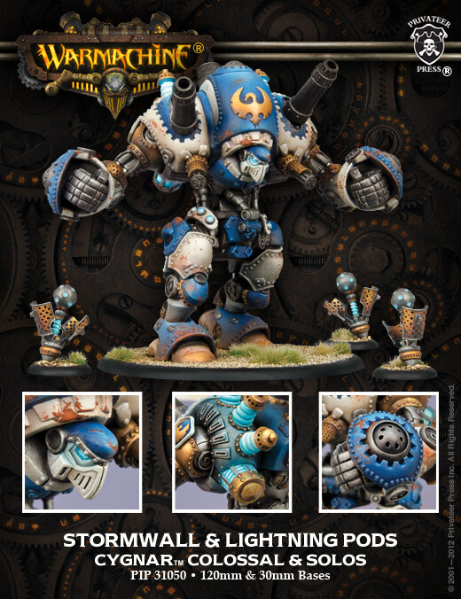 Cygnar Stormwall Colossal & Lightning Pods, 117,44