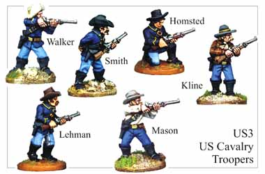Old West Cavalry - US Cavalry Troopers, 13,75
