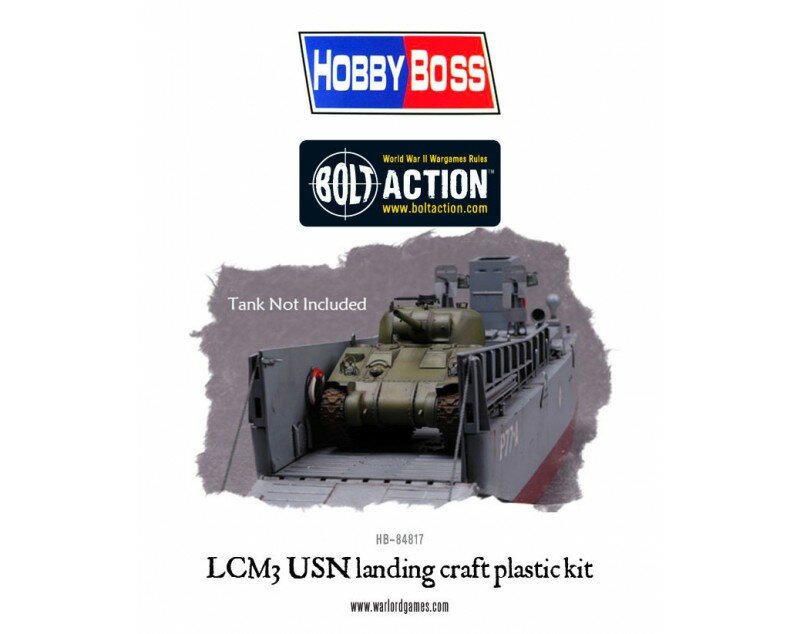 WW2 LCM 3 USN Vehicle Landing Craft, 33,65