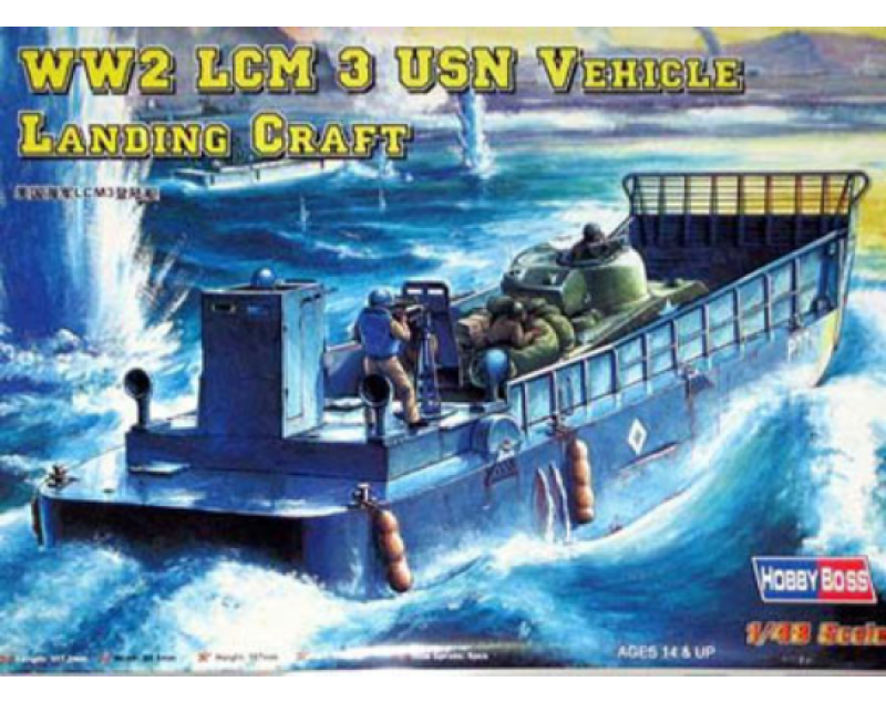WW2 LCM 3 USN Vehicle Landing Craft, 33,65