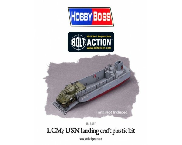 WW2 LCM 3 USN Vehicle Landing Craft, 33,65