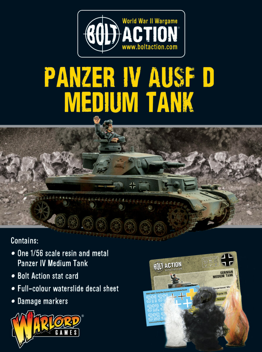 Panzer IV Ausf. D Medium Tank, 34,00