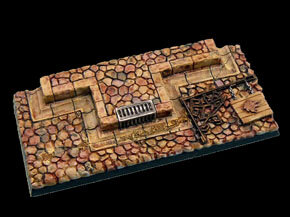 Cobblestone Bases: 100 x 50mm Chariot Base #2, 6,64