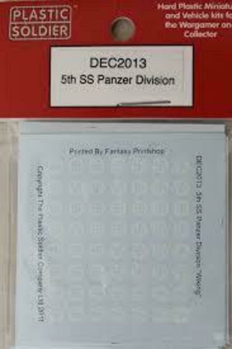 1/72 5.SS Panzerdivision Decals, 8,15