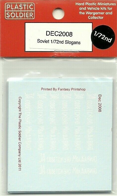 1/72 Soviet Slogans Decals, 8,15