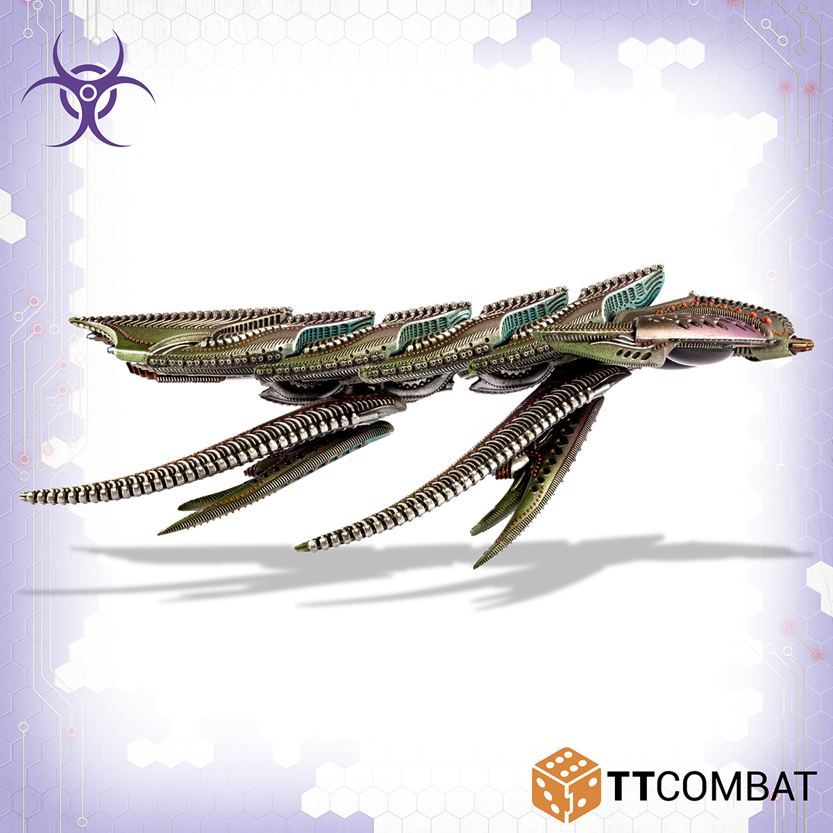 Dropfleet Commander: Scourge - Daemon / Dragon Battleship, 36,30