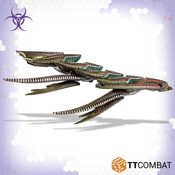 Dropfleet Commander: Scourge - Daemon / Dragon Battleship, 36,30