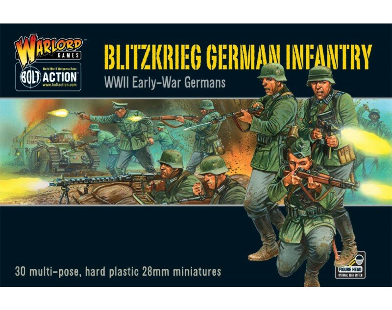 Blitzkrieg German Infantry: WWII Early War Germans, 39,15