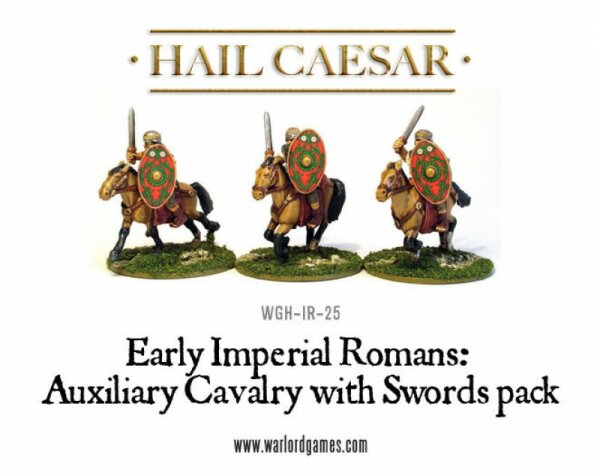 Early Imperial Romans: Auxiliary Cavalry with Swords, 17,00