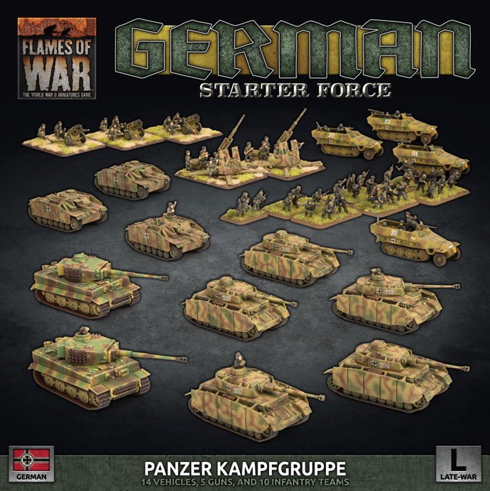 German Starter Force: Panzer Kampgruppe Army Deal (LW), 90,00