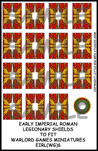 Early Imperial Roman Legionary Shield Designs 6, 5,70
