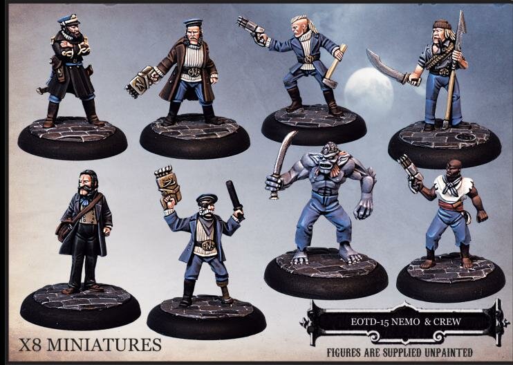 Captain Nemo & Crew of the Nautilus, 27,00