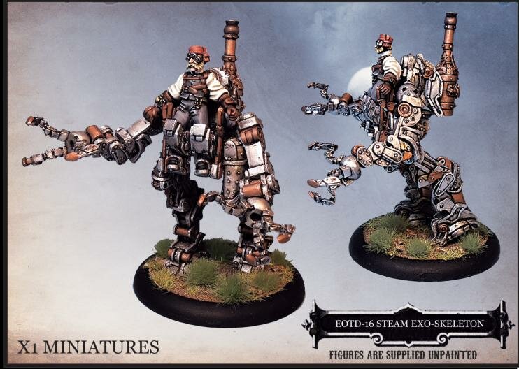 Steam Exo-skeleton, 27,00
