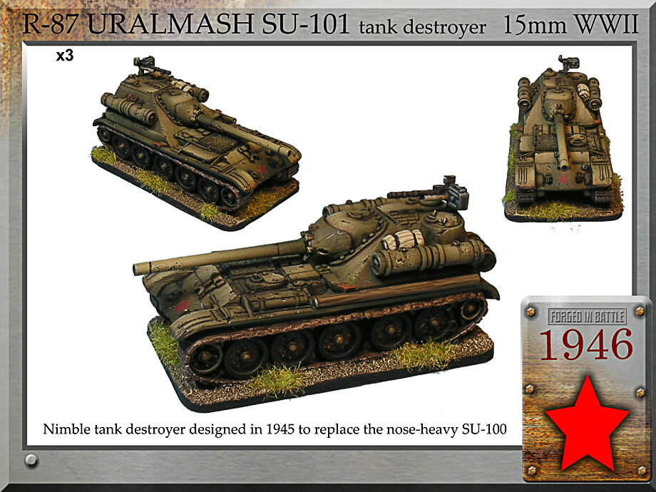 Uralmash SU-101 Tank Destroyer (x3), 22,23