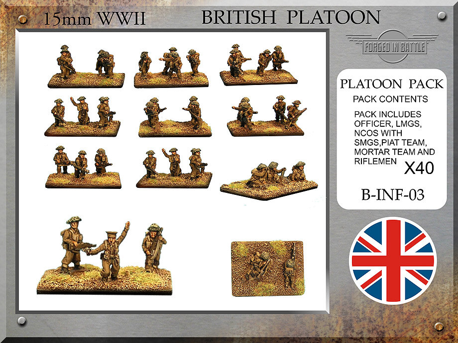 British Infantry Platoon, 17,95