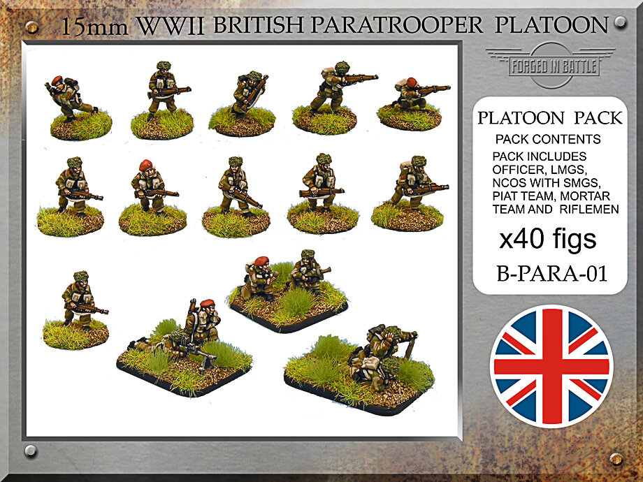 British Paratrooper Platoon, 18,50