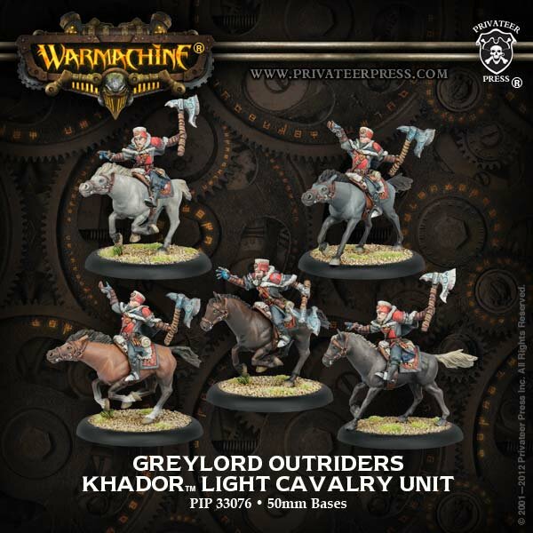 Khador: Greylord Outriders Light Cavalry Unit Box, 56,70