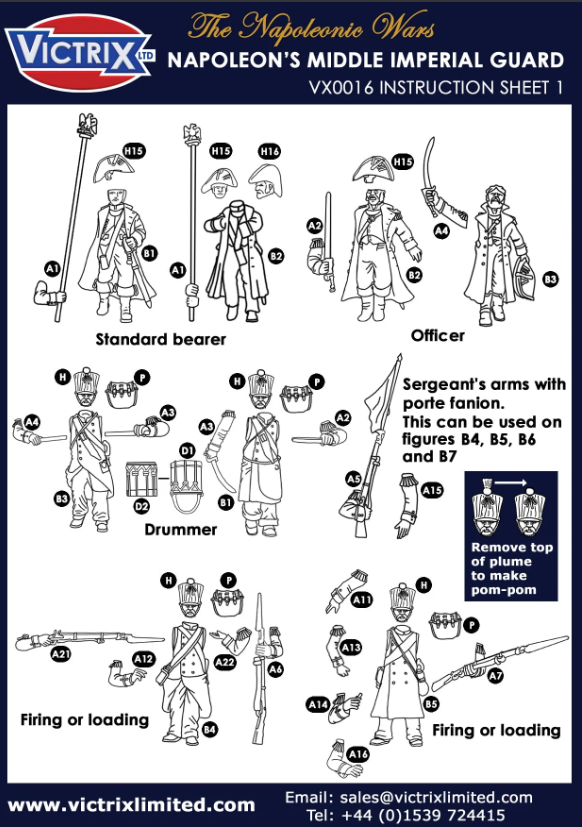 Napoleons Middle Imperial Guard - Fusiliers-Grenadiers & Fusiliers-Ch ...