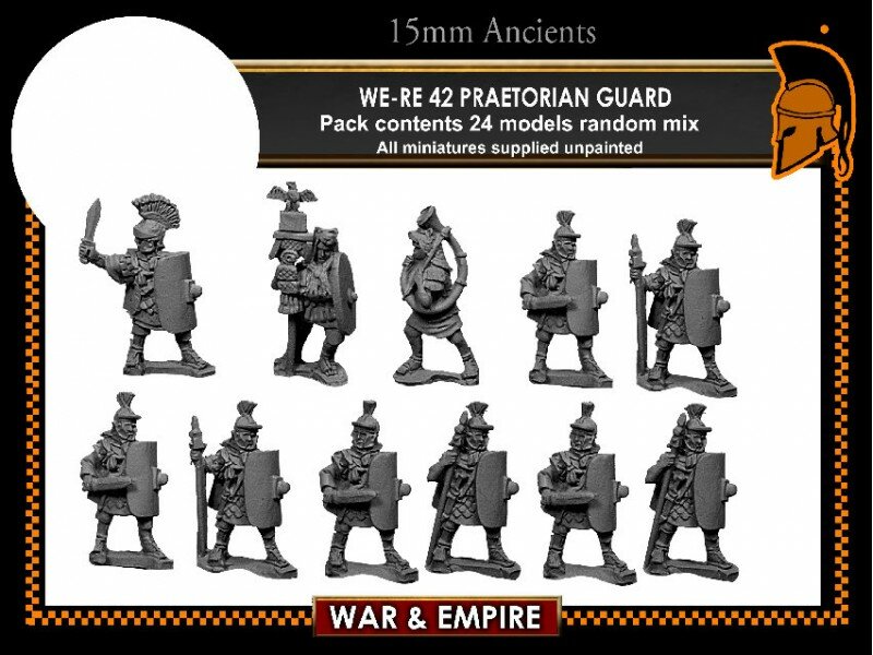 Early Imperial Roman: Guard Units - Praetorian Guards, 17,25