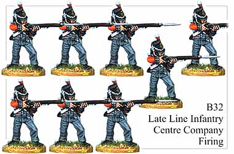 Late Line Infantry Center Company Firing, 17,25