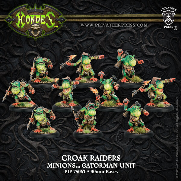 Minions Croak Raiders Gatorman Unit, 45,23