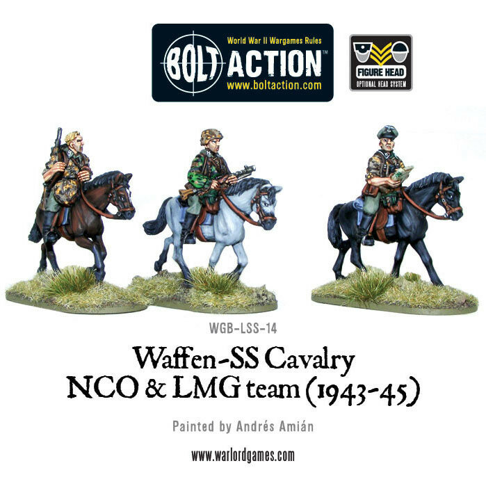 Waffen SS Cavalry NCO & LMG Team (1942-45), 25,00