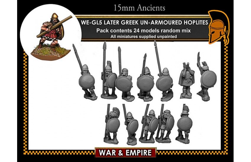 Later Hoplite Greek: Later Greek, Light-equipped Hoplites, 17,55