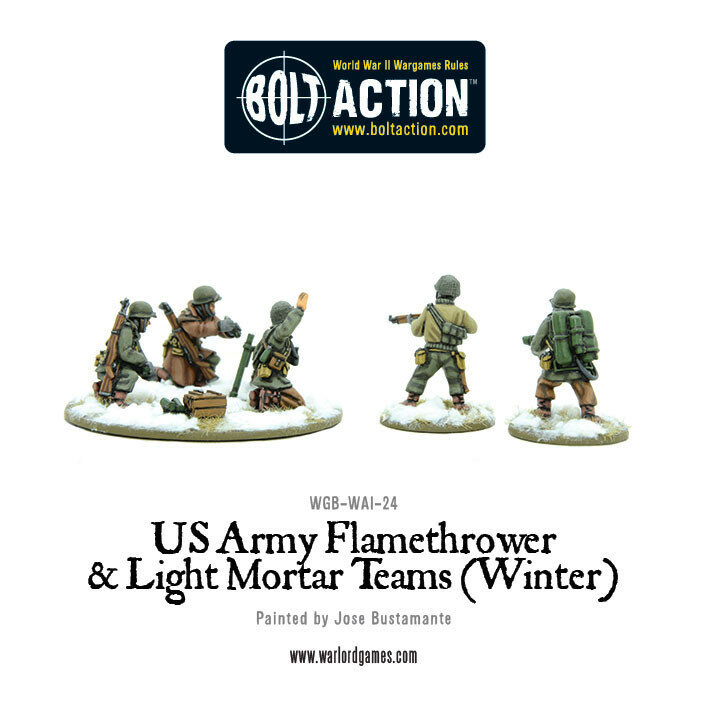 US Army Flamethrower & Light Mortar Teams (Winter), 9,60