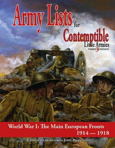 Contemptible Little Armies - Army Lists 1, 16,15